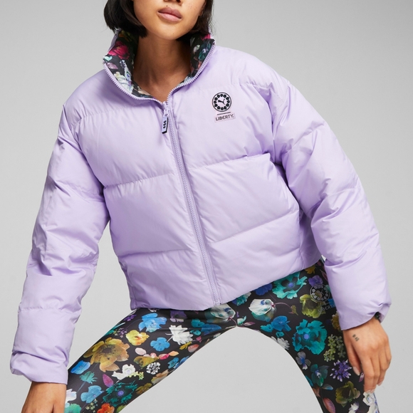 Puma | Jackets & Coats | Nwt Puma X Liberty London Vivid Violet Floral ...